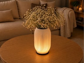 Verk Group Stolní lampy s vázou na květiny, dekorativní 2 v 1, led rgb, s dálkovým ovládáním