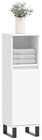 Petromila Koupelnová skříňka bílá 30 x 30 x 100 cm kompozitní dřevo