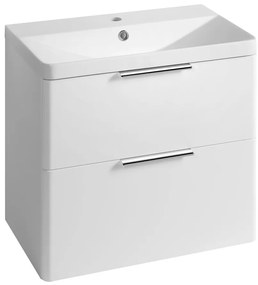 Aqualine Aqualine, DENEB umyvadlová skříňka 60,5x55x34,5cm, bílá matná, DN264