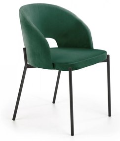 Designová židle Brinne tmavě zelená