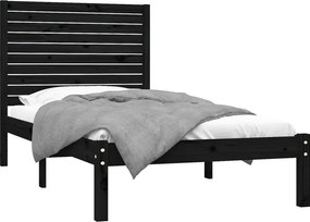 vidaXL Rám postele masivní dřevo 100 x 200 cm [3104602] Barva: Bílá