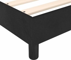 Rám postele s boxspringem černý 160 x 200 cm samet 3120780