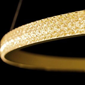 Toolight Toolight, LED závěsné osvětlení, 38W, 3000K, LHJ044-CP2, zlatá, OSW-60027