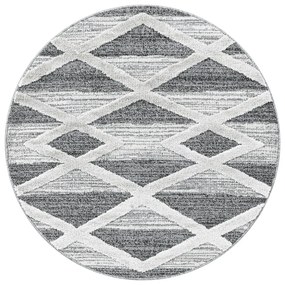 Šedý kulatý koberec ø 160 cm Pisa – Ayyildiz Carpets