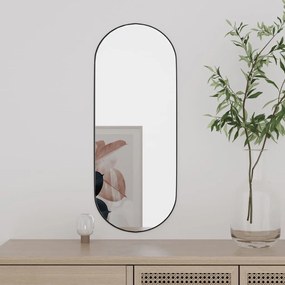 Nástěnné zrcadlo 20 x 50 cm sklo oválné - Default Title
