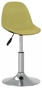 Barová židle látka / kov Dekorhome Zelená