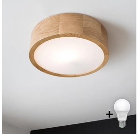 Brilagi - LED Stropní svítidlo CARVALHO 1xE27/60W/230V dub pr. 27,5 cm