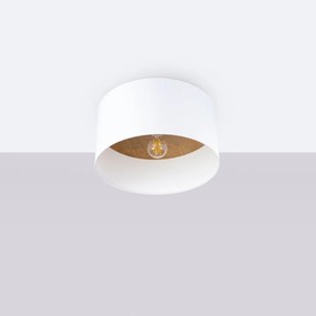 Sollux Lighting Stropní svítidlo TELESTO bílé/světle hnědé