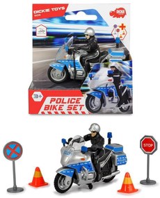 Dickie Policejní motocykl 10 cm s přísl.