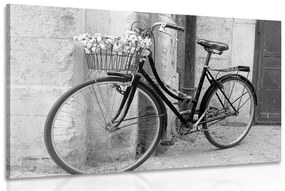 Obraz rustikální kolo v černobílém provedení Varianta: 120x80