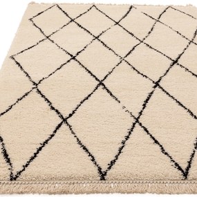 Béžový  koberec Lever Cream Diamond Rozměry: 120x170 cm
