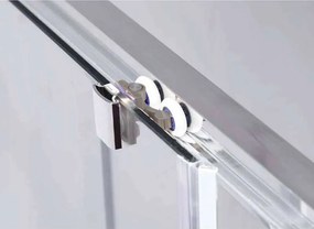 BPS-koupelny Čtvercový sprchový kout HYD-SK90B 90x90 chrom/transparent - bez vaničky