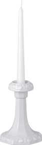 Svícen na klasickou svíčku Maria Bílá 13,7 cm