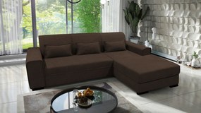 XXXLutz ROHOVÁ SEDAČKA, textil, hnědá MID.YOU - Sedací soupravy - 001574006504
