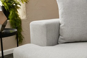 Atelier del Sofa 3-místná pohovka Liva - Grey, Šedá