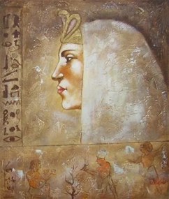 Egyptská žena - 50 x 60 cm