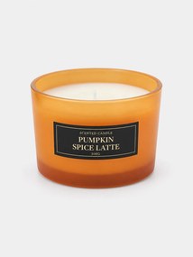 Sinsay - Vonná svíčka se třemi knoty Pumpkin Spice Latte - oranžová