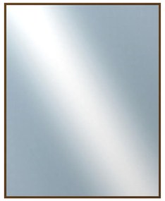 DANTIK - Zarámované zrcadlo - rozměr s rámem cca 80x100 cm z lišty Hliník hnědá | P269-211 (7269211)