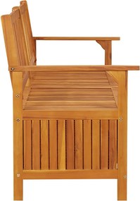 Úložná lavice 170 cm masivní akáciové dřevo 316744