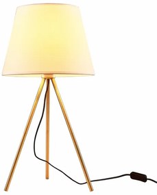 Stolní lampa ELENA 1xE27/20W/230V bílá