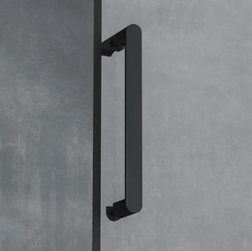 design sprchové posuvné dveře TERAMO 4 - BLACK 100-150cm Velikost: 150