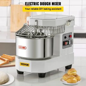 Komerční mixér na těsto Spirálový mixér na těsto s miskou z nerezové oceli 8 l