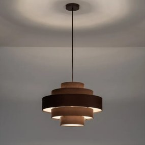 Závěsné svítidlo Madeira X Coffe Satin Brown