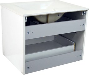Comodo Koupelnová skříňka s keramickým umyvadlem Real W 60/47