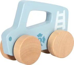 small foot Dřevěné auto na tlačení Modrá / od 6 měsíců