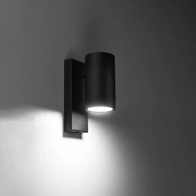 Sollux Lighting Nástěnné svítidlo UTTI černé