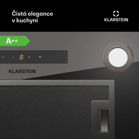 Klarstein Paolo 52, vestavná digestoř, 52 cm, 439 m³/h, LED Touch, A++