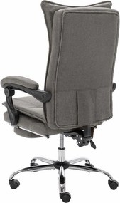 Masážní kancelářská židle šedá textil 20375