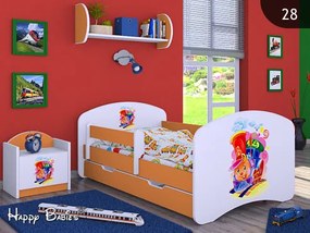Dětská postel Kevin duo pro DVĚ děti vzor 28 200x90 cm