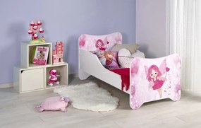 Dětská postel Happy Fairy bílo/růžová