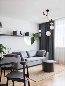 Designové stropní svítidlo Licato 73 černé