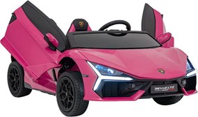 Elektrické autíčko Lamborghini Revuelto XL STRONG růžové
