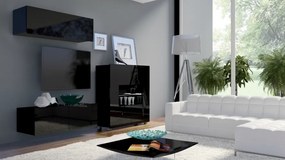 Gibmeble obývací stěna Calabrini 9 barevné provedení černá