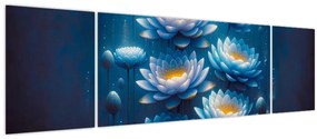 Obraz - Lekníny pod hladinou (170x50 cm)