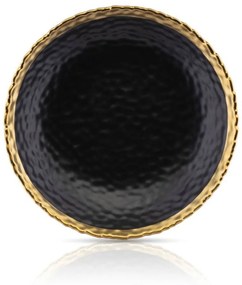 Hluboký keramicky talíř Kati 21 cm černý