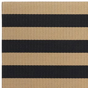 Koberec Big Stripe: Béžovo-černá 80x260 cm