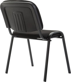 Konferenční židle Ken V2 látka – černá
