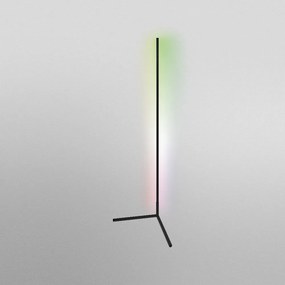 Chytrá stojací lampa černá CORNER 1400 RGB + laditelná bílá