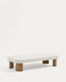 Zahradní konferenční stolek s betonovou deskou 70x140 cm Labra – Kave Home