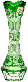 Váza Paula, barva zelená, výška 180 mm