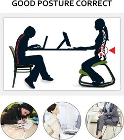 Ergonomické klečící křeslo 99,8 kg Nosnost Postoj k klečení Stolička ke stolu