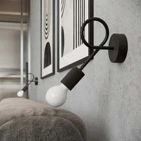 Sollux Lighting Lustr LEVAR 8 černý