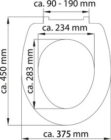 SCHÜTTE WC prkénko se soft-close mechanismem lesklé MAGIC LIGHT [435115] Barva: Modrá