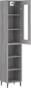 Skříň highboard šedá sonoma 34,5 x 34 x 180 cm kompozitní dřevo 3199383