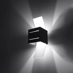 Sollux Lighting Nástěnné svítidlo LORETO černé