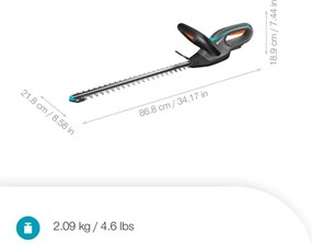 Aku nůžky na živý plot Gardena EasyCut 45/18V P4A solo 14734-55